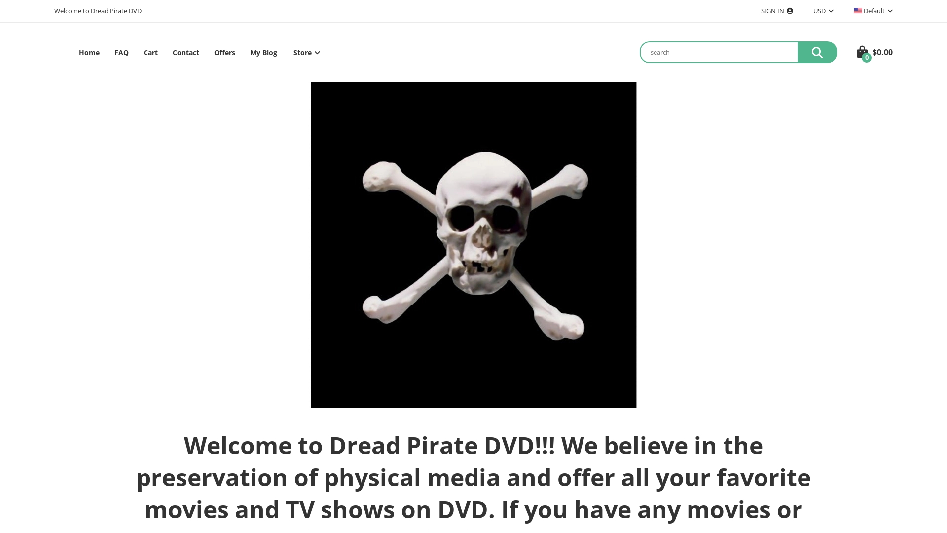 Dread Pirate DVD