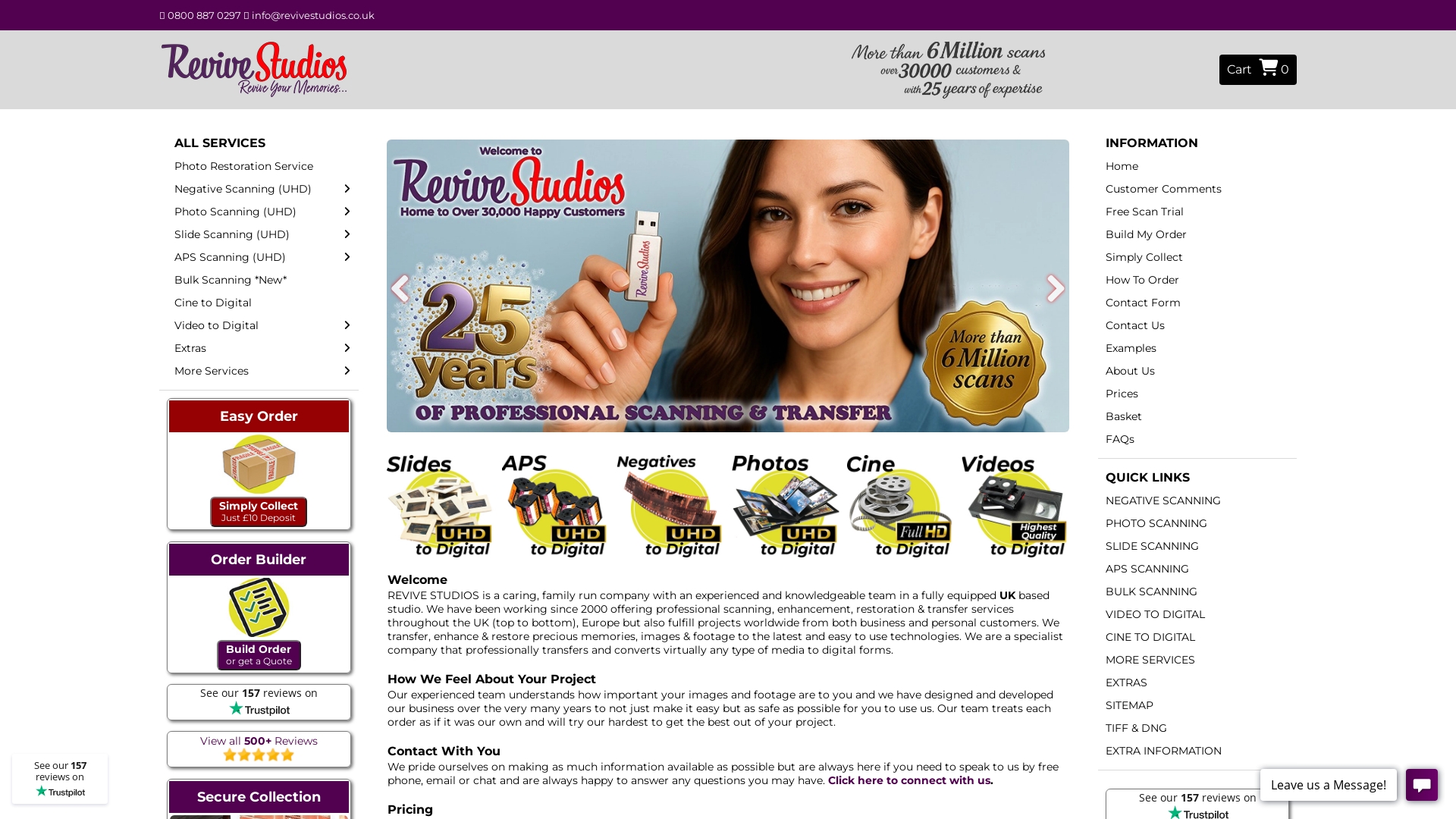 Slide Scanning Service | Revive Studios