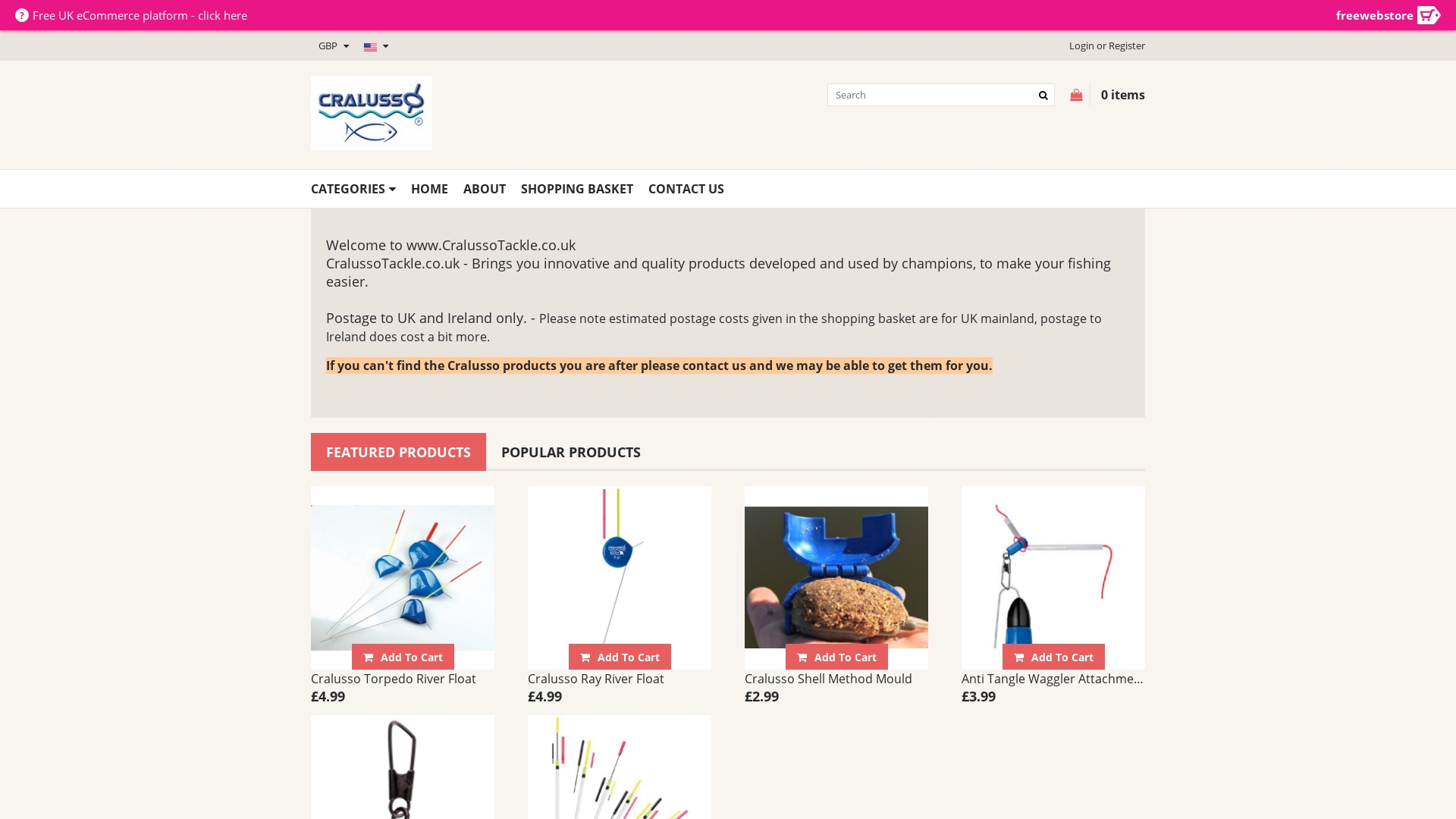 Cralusso Tackle - Innovative fishing tackle