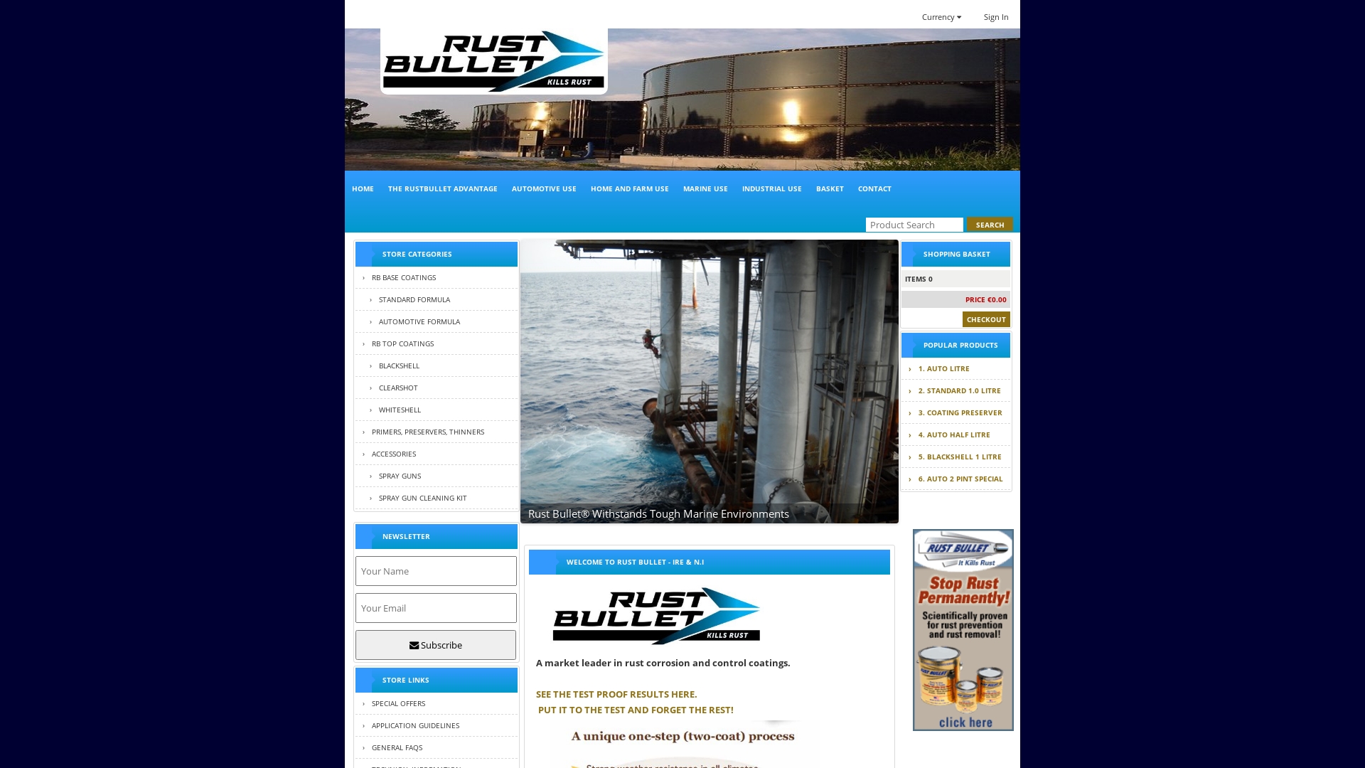Rust Bullet® Rust Control Coatings - Technical, Hazard and Safety ...