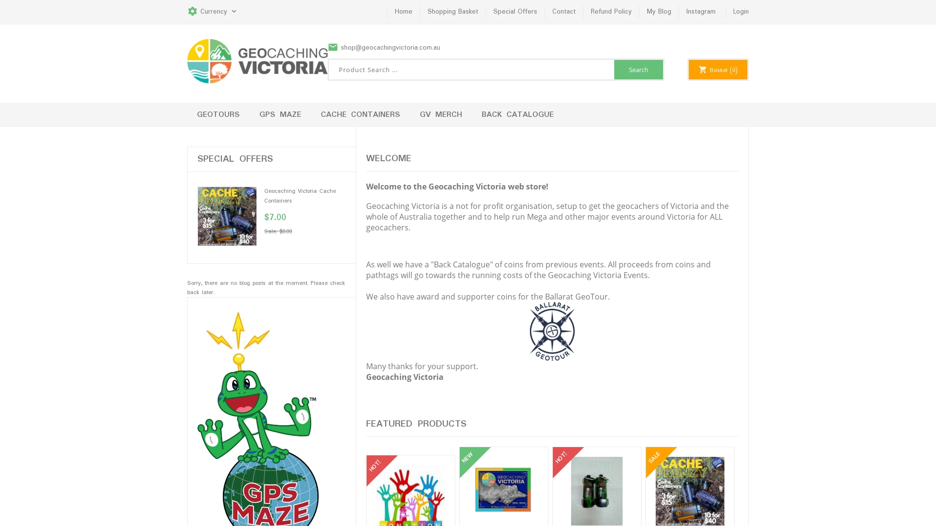 Home [shop.geocachingvictoria.com.au]