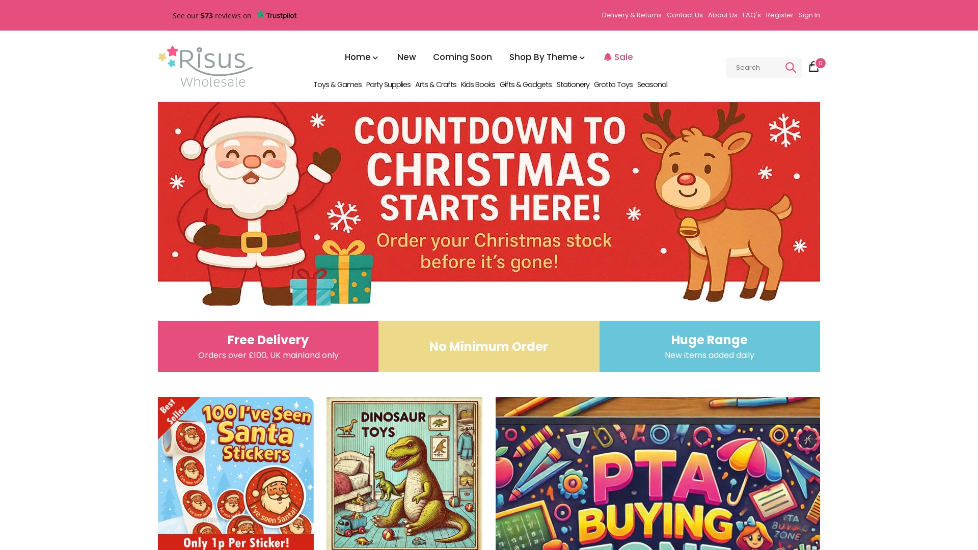 Under 3's Wrapped Grotto Toys