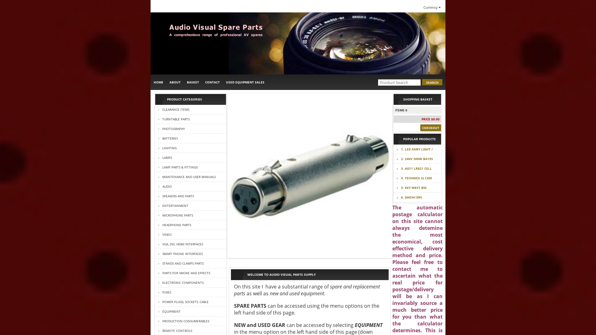 Home [www.audiovisualspareparts.com]