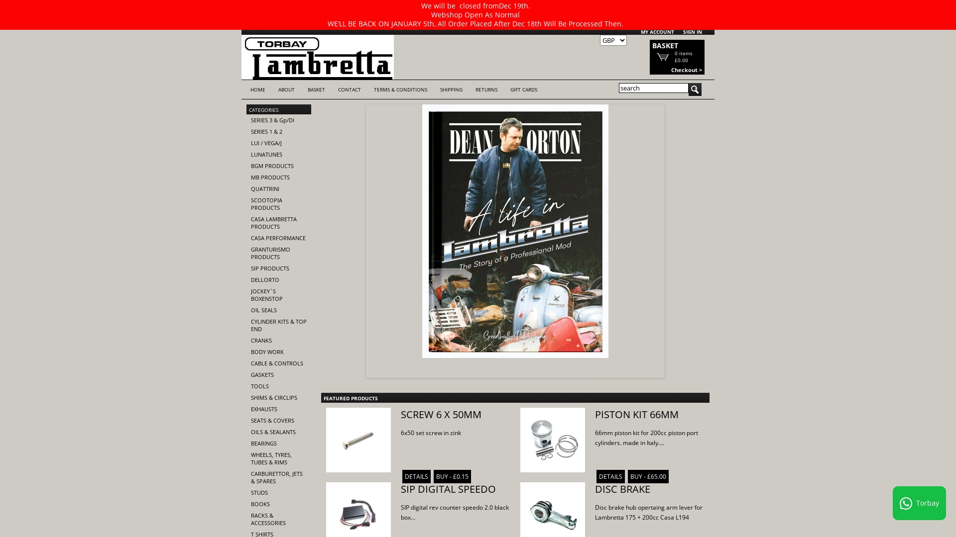lambretta parts torbay
