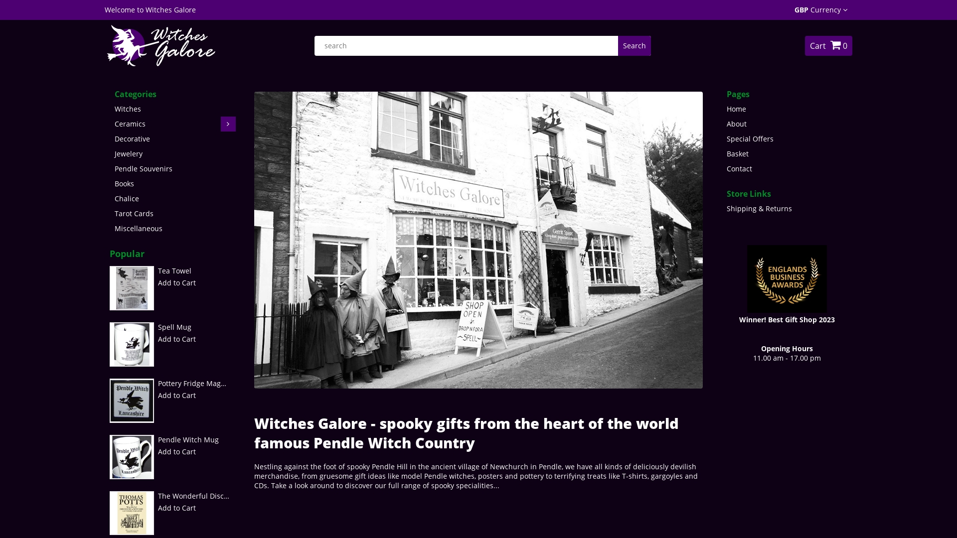 Home [www.witchesgalore.co.uk]