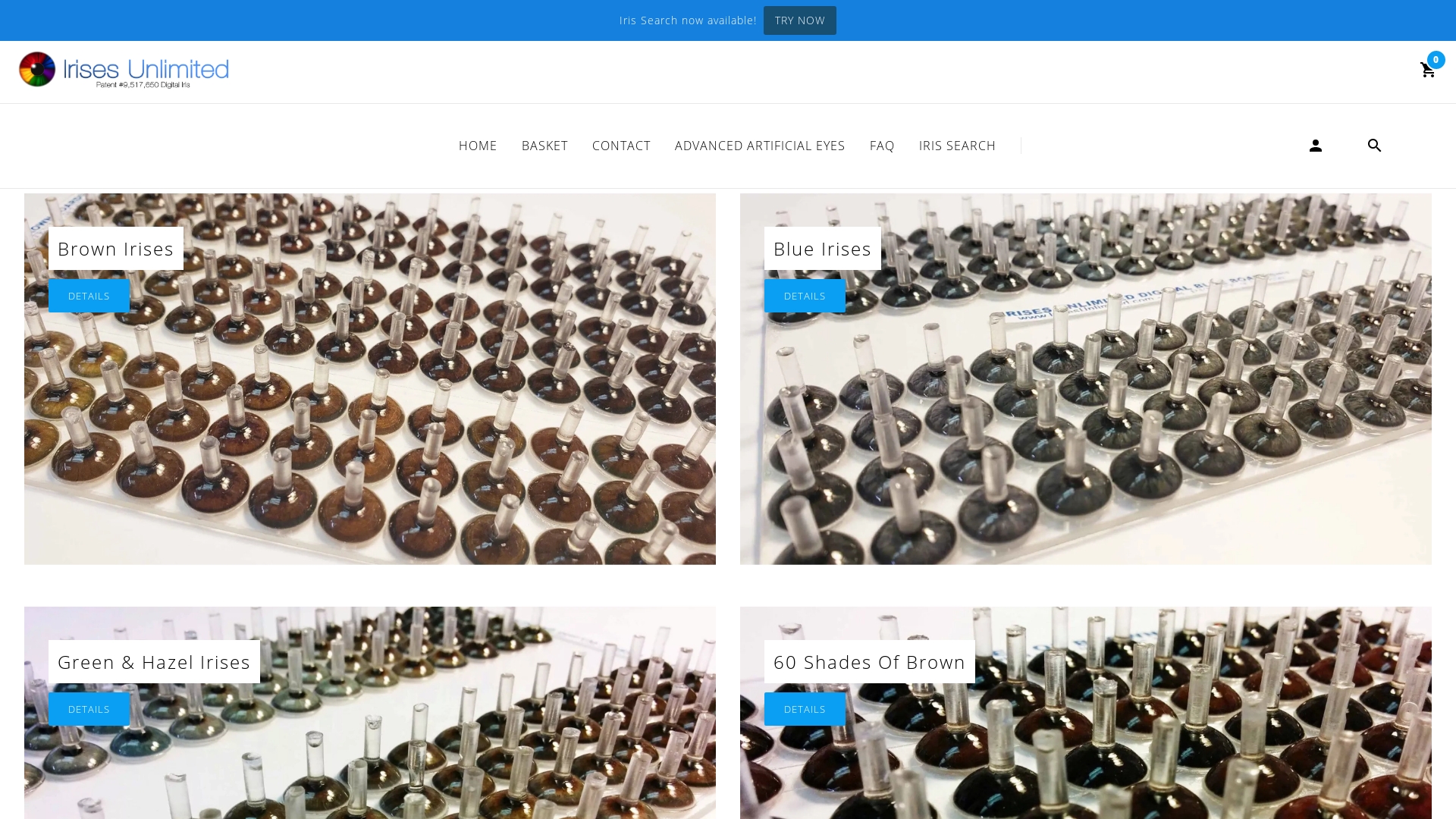Irises Unlimited - Digital Iris Buttons for Prosthetic Eyes
