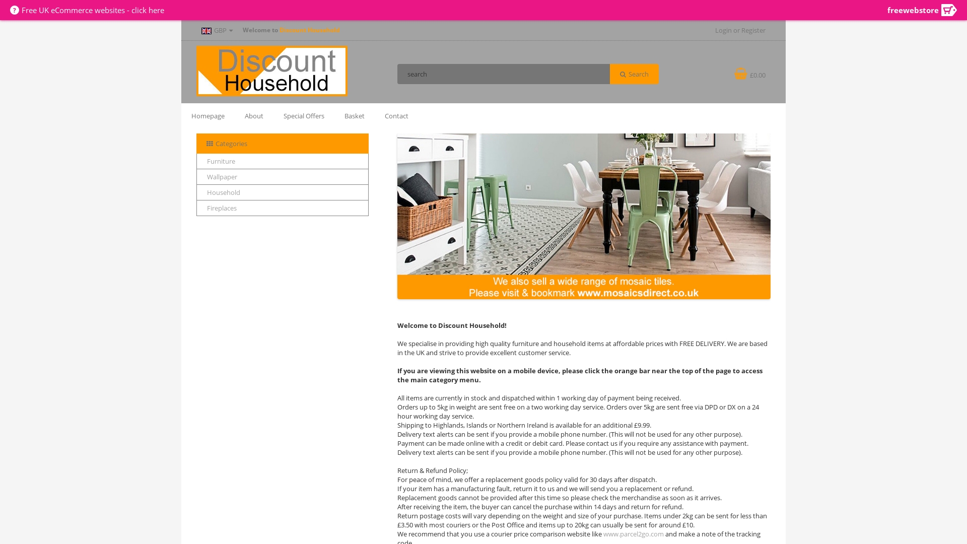 Homepage [www.discounthousehold.com]