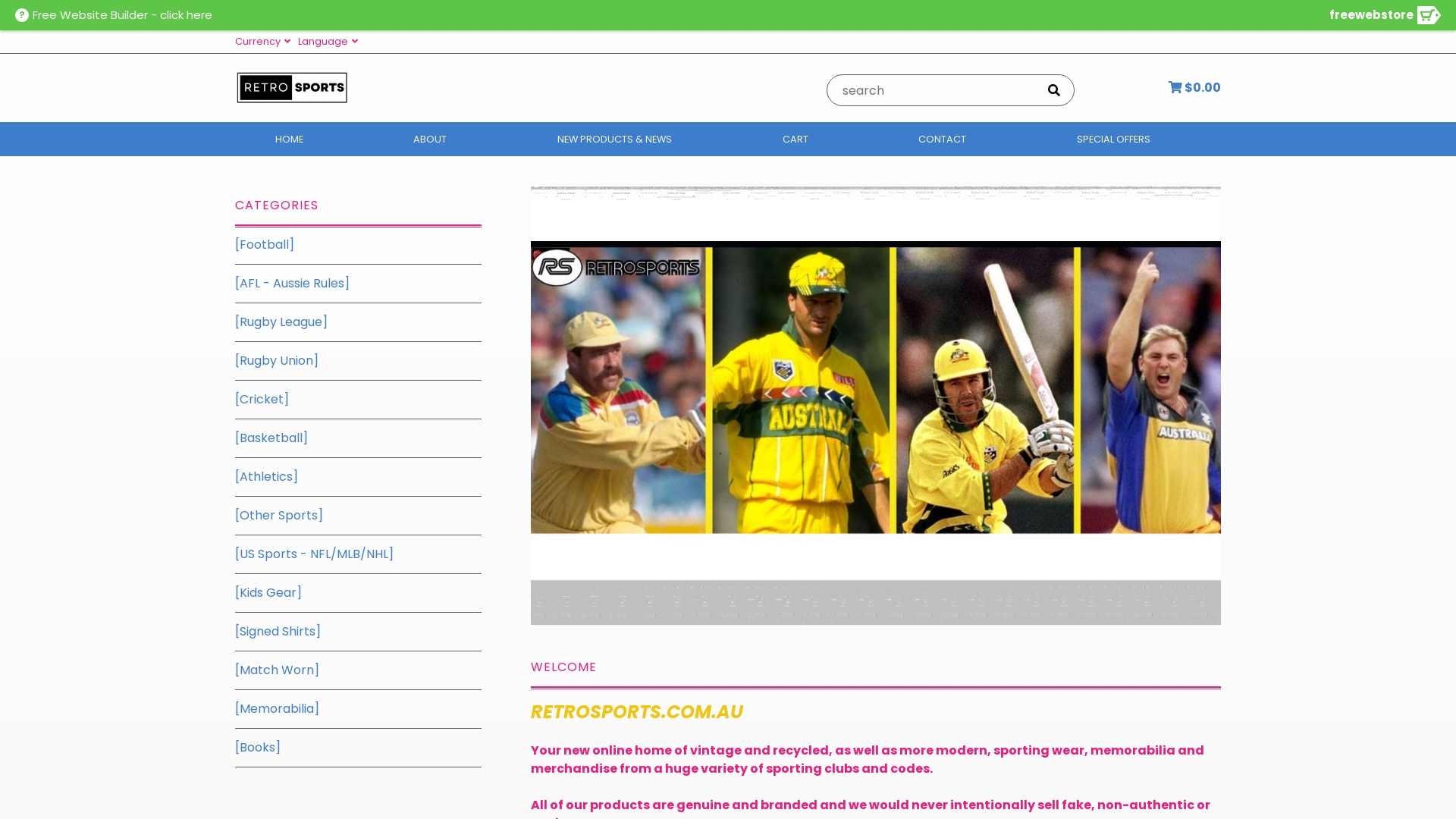 Home [www.retrosports.com.au]