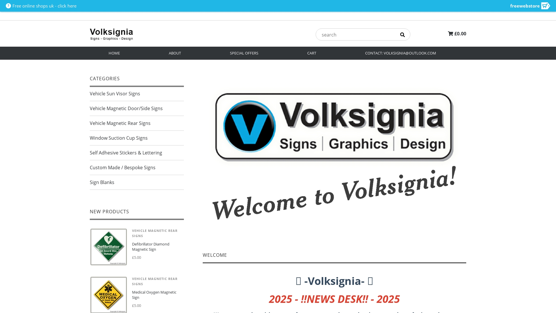 Vehicle Sun Visor Signs