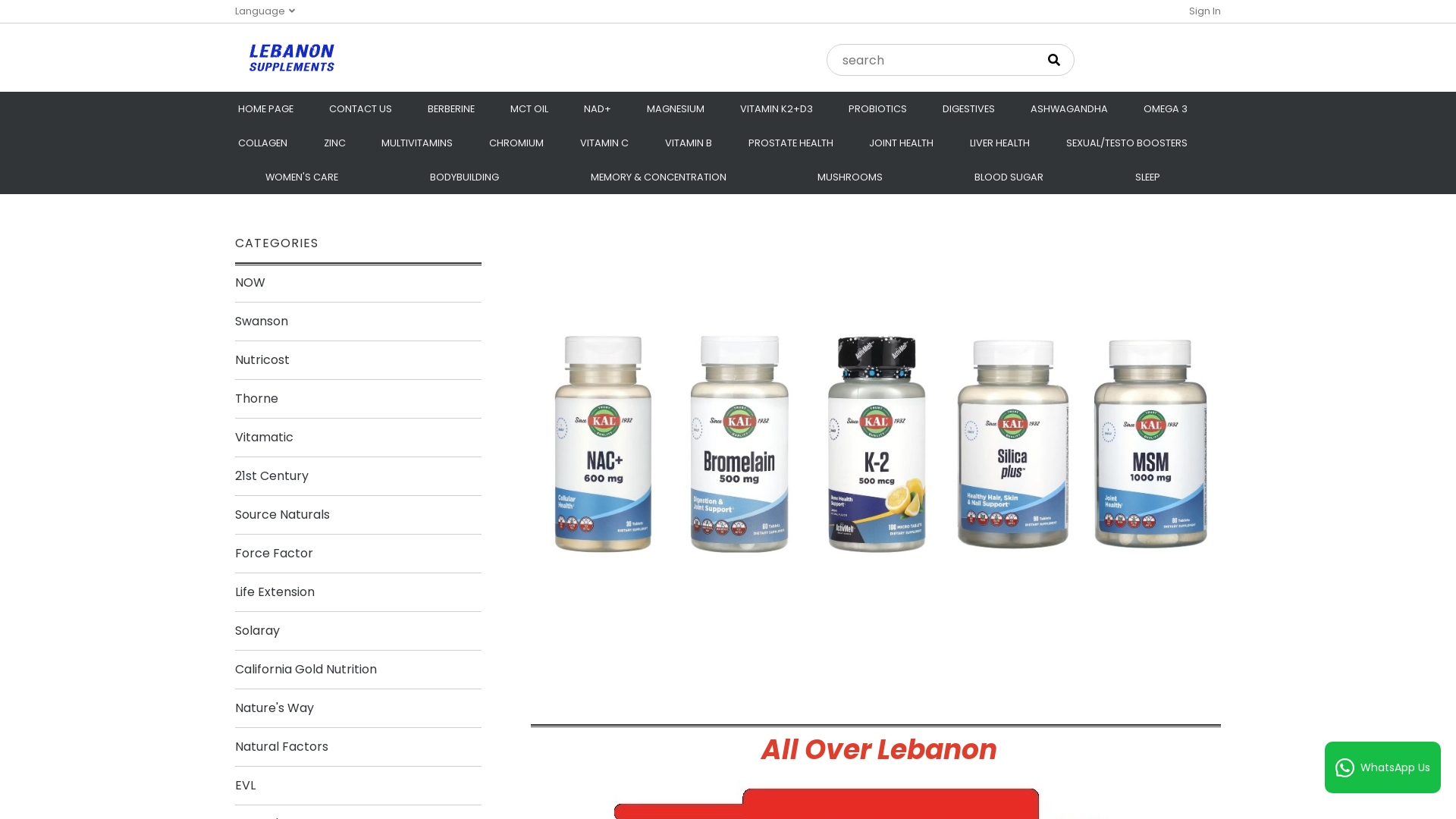 Lebanon Supplements & Vitamins