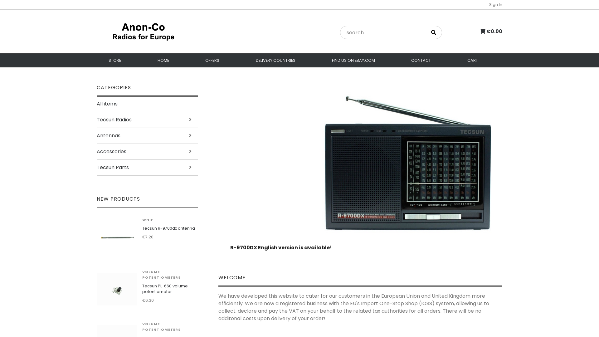 Tecsun PLL radio receivers