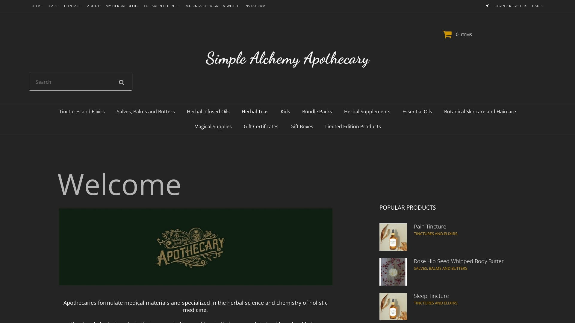 Simple Alchemy Apothecary