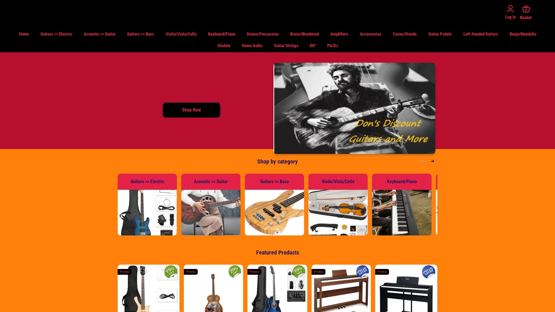 Don's Discount Guitars and More Beginner Musical Instruments