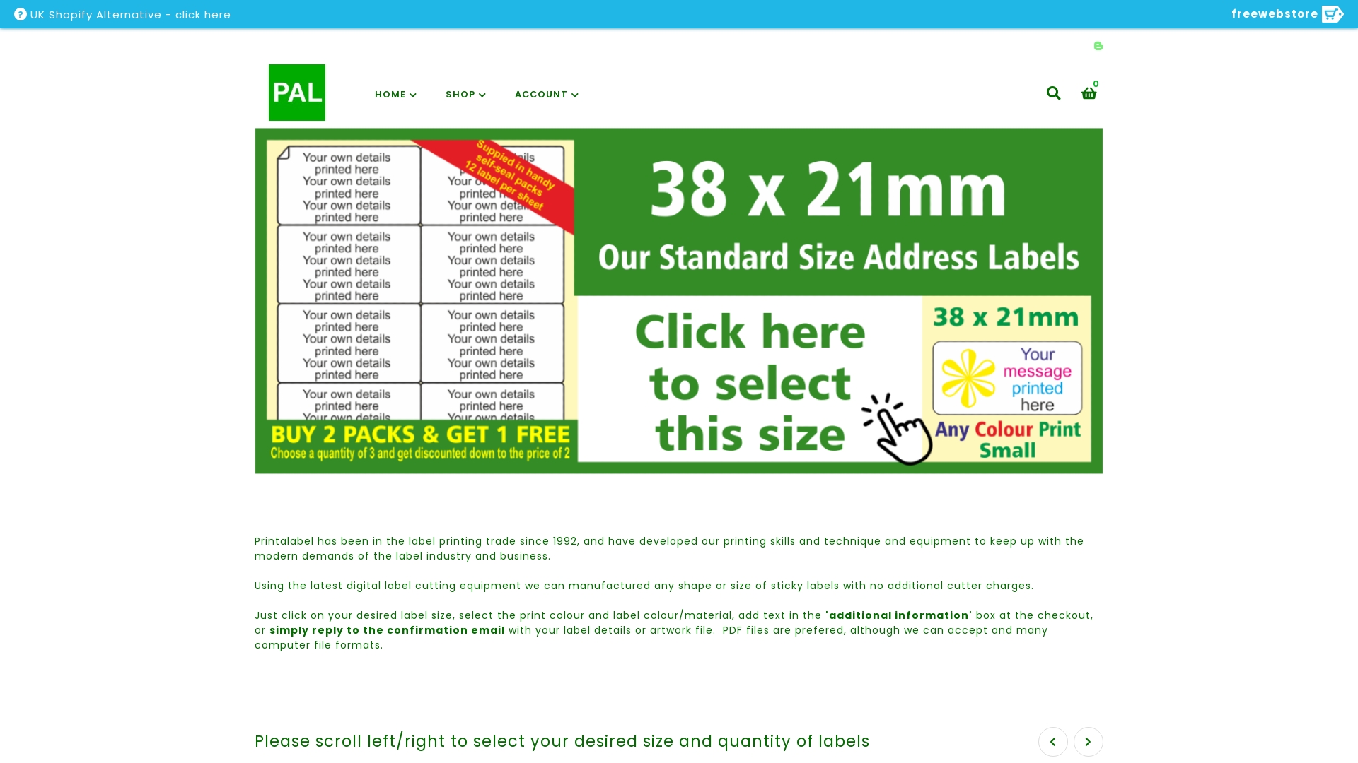 Printalabel.net - Label printing self adhesive stickers