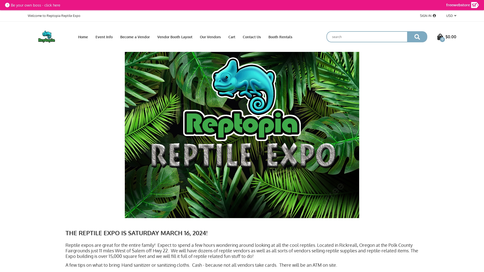 Reptopia Reptile Expo