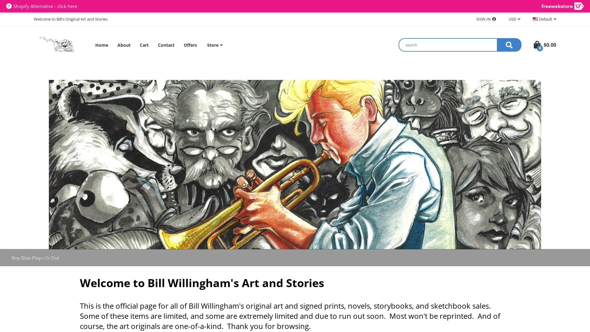 Bill Willingham's Art and Stories - Original Art Shop