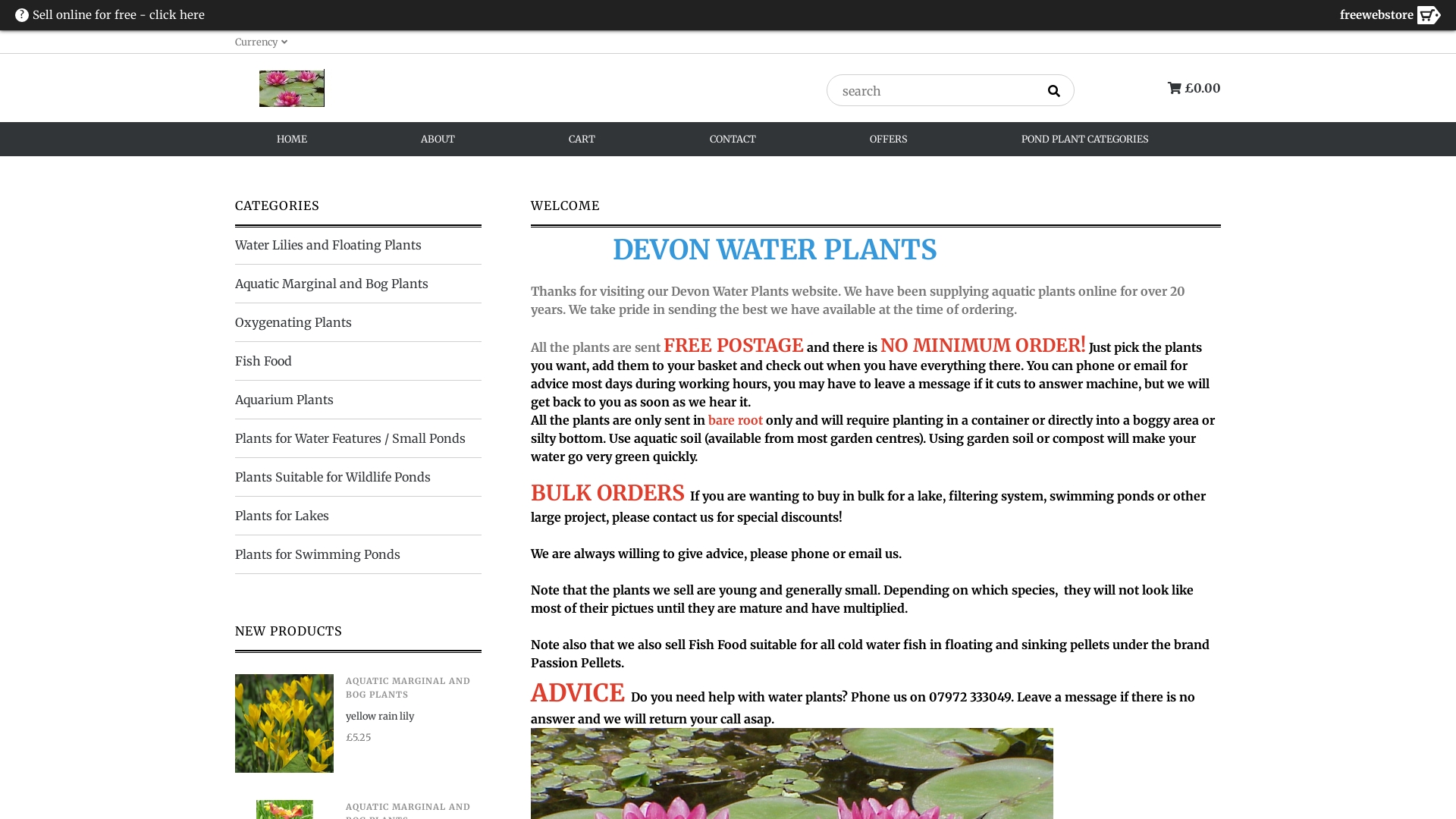 Devon Water Plants