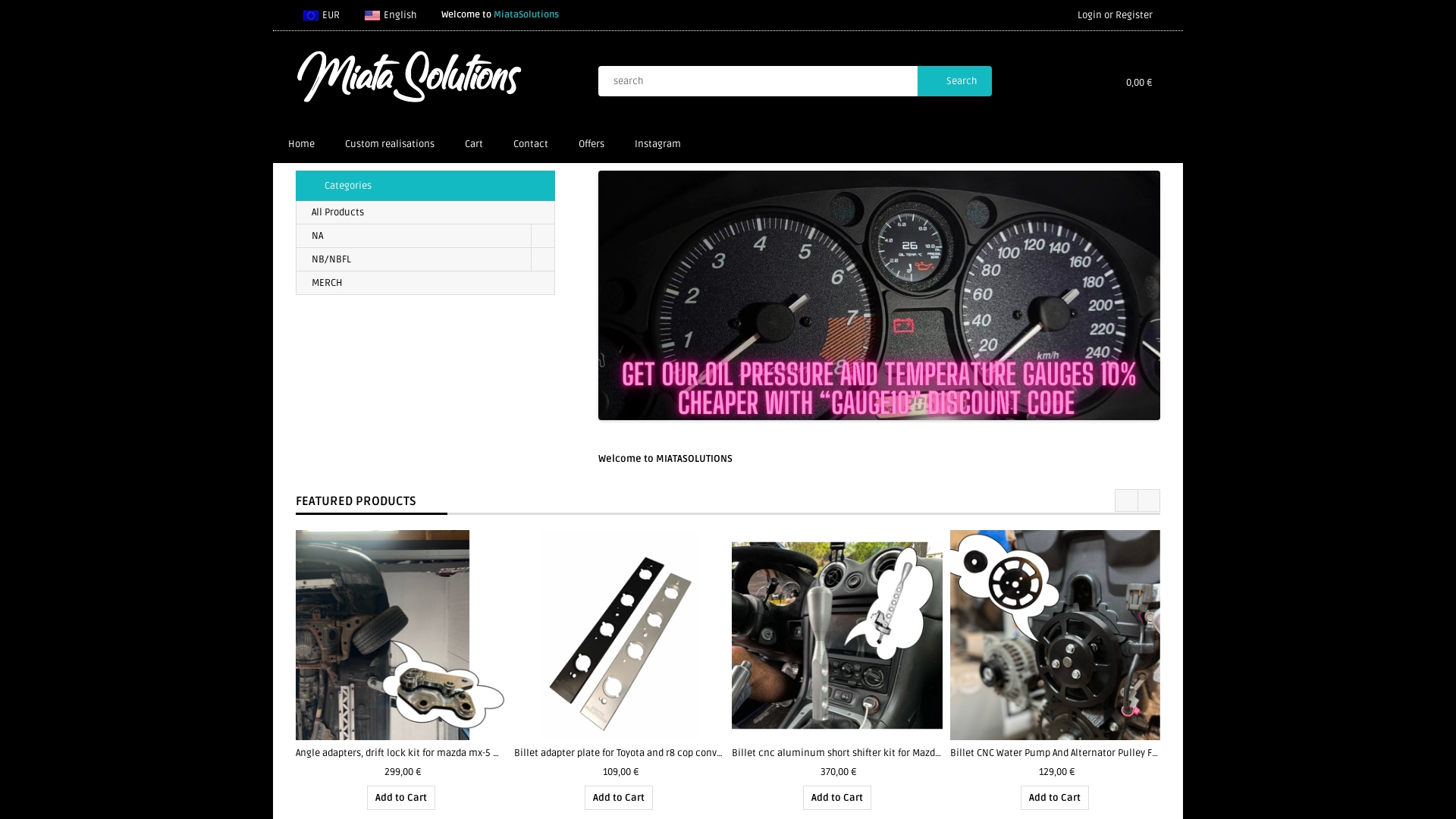 MiataSolutions - Performance Parts for Mazda MX-5 Miata