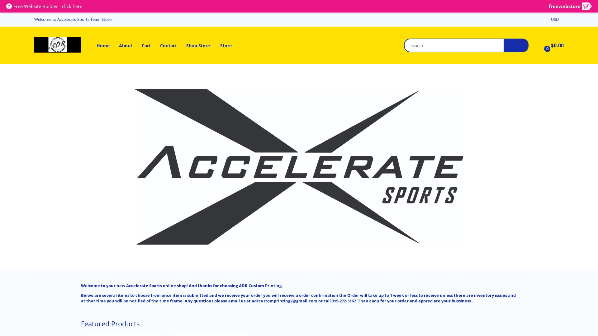 Accelerate Sports Team Store